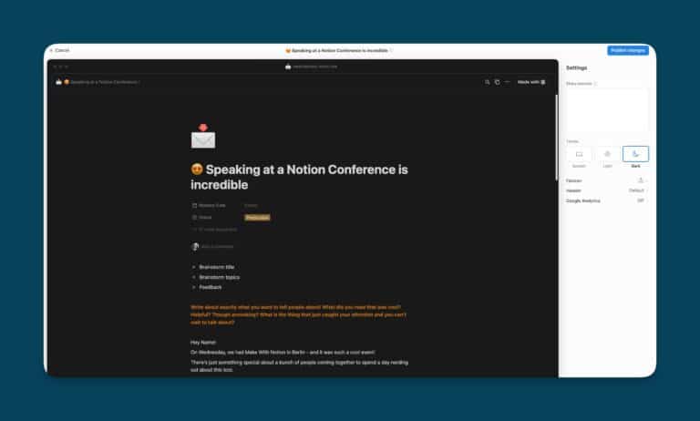 Make Notion Dark Mode (In 30 Seconds)