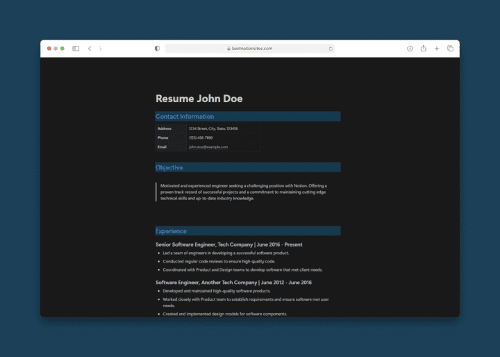 How to create a website with Notion